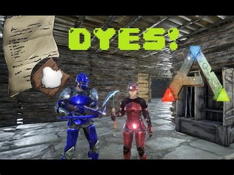 ARK // How to MAKE DYES & Paint Equipment in ARK: Survival Evolved ...
