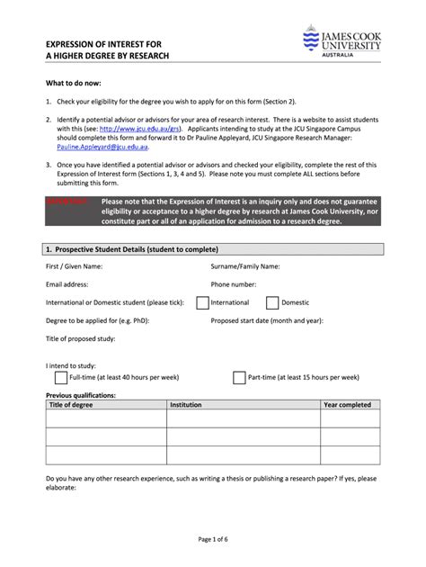 Fillable Online Gostralia Expression Of Interest Form Docx Fax Email Print PdfFiller