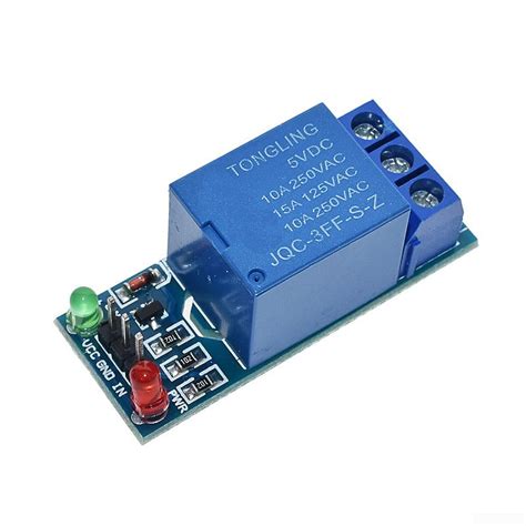 1 Channel Relay Module Shielding 5V Control 250V 10A With Photocoupler Walmart Com