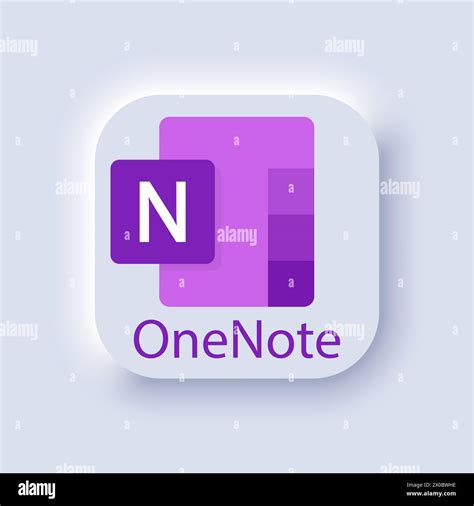 Microsoft OneNote Logo Program For Creating Quick Notes And Organizing