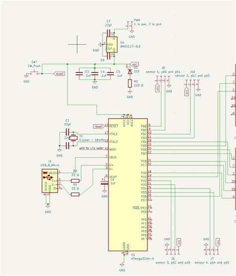 atmega32u4 devboard power r askelectronics
