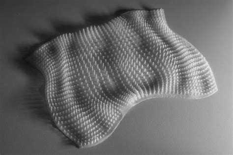 Customizable Parametric Lattice Fabric With Wave Interference Effects 0