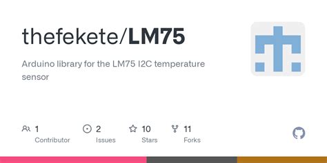 Github Thefeketelm75 Arduino Library For The Lm75 I2c Temperature Sensor