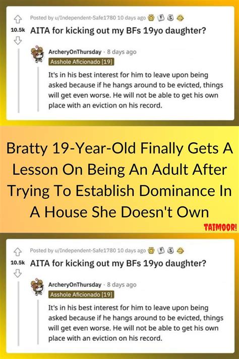 Bratty 19 Year Old Finally Gets A Lesson On Being An Adult After Trying