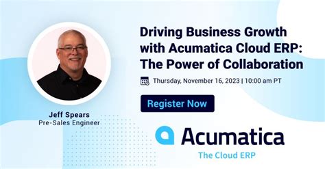 Acumatica On Linkedin Driving Business Growth With Acumatica Cloud Erp The Power Of…