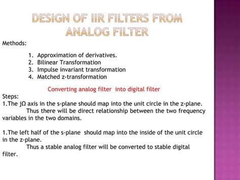 Filter Iir Digital Signal Processing Dsp Ppt Digital Audio Computer Software And