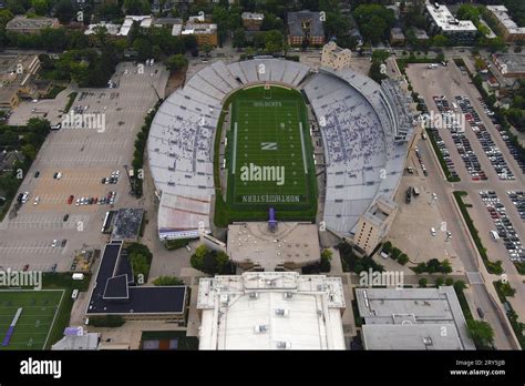 A General Overall Aerial View Of Ryan Field Football Stadium At