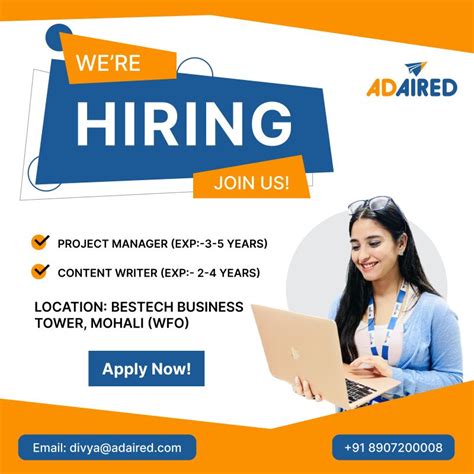 Divya Bamba On Linkedin Come And Join Adaired Digital Media In This Fantastic Opportunity And