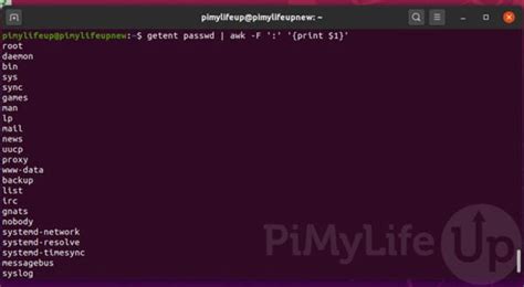 How To List Users On Linux Based Systems Pi My Life Up