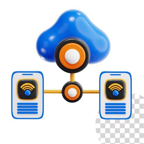 Premium Psd Smart Connection 3d Illustration