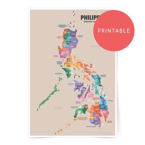 Philippine Map With Regions