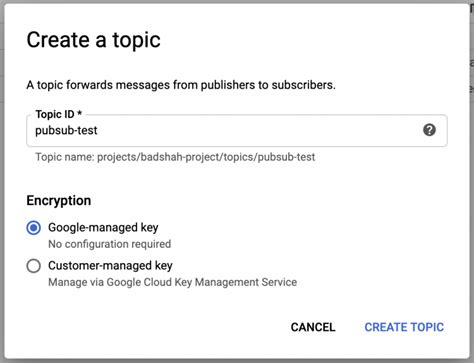Creating A Cloud Function To Publish Messages To Pub Sub