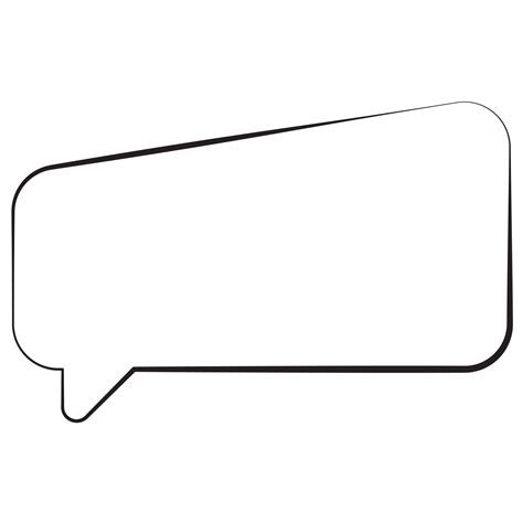 Chat Bubble Hand Drawn Style Isolated Speech Bubble Text Bubble Text Box Comic Style 34793650 Png