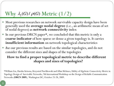 Ppt A New Topological Index For Capacity Allocation Problem In