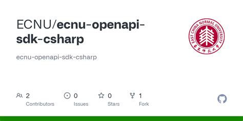 Github Ecnu Ecnu Openapi Sdk Csharp Ecnu Openapi Sdk Csharp