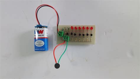 MUSIC REACTIVE FLASH LIGHT LED USING MICROPHONE Electrosal