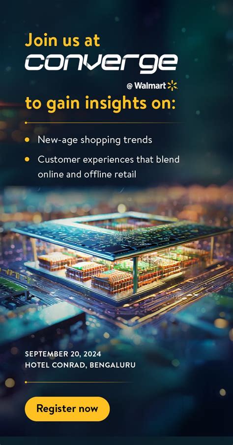 Converge Walmarts Flagship Retail Tech Event Walmart Global Tech India