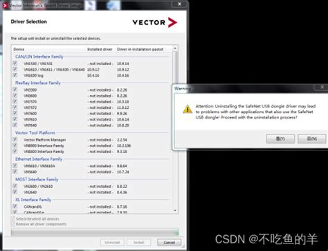 vector授权狗驱动安装方法 vector driver setup csdn博客