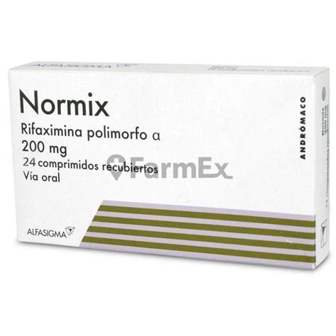 Normix 200 Mg X 24 Comprimidos Ley Cenabast