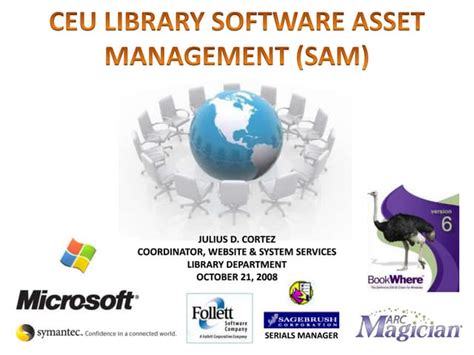 Ceu Library Software Asset Management Sam Ppt