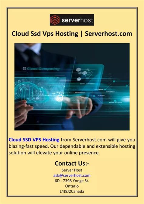 Ppt Cloud Ssd Vps Hosting Powerpoint Presentation