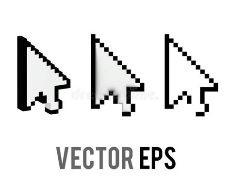 Computer Classic Mouse Control Arrow Cursor Pointer 8 Bits Pixelized
