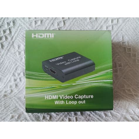 HDMI Video Capture With Loop Out Shopee Malaysia