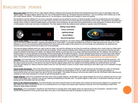 Media Evaluation Ppt