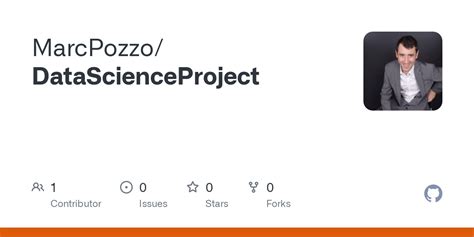 GitHub MarcPozzo DataScienceProject