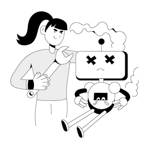 Premium Vector Modern Flat Illustration Of Prosthetic Girl