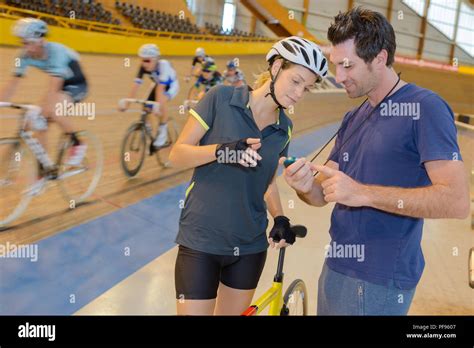 Setting The Timer Stock Photo Alamy