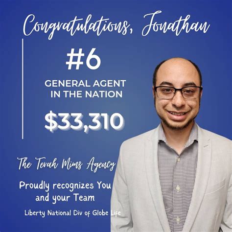 Globe Life Lnd The Terah Mims Agency On Linkedin What An Amazing Week Jonathan Youre