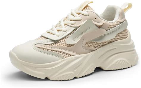 Dream Pairs Womens Platform Chunky Fashion Sneakers Jaxon Walking Lace
