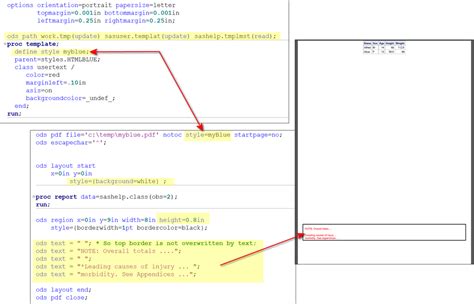 solved ods pdf border around ods text not solid line sas support