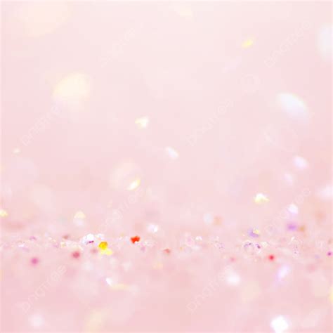 Soft Pink Glitter Confetti Bokeh Background Social Ads Vector Decor