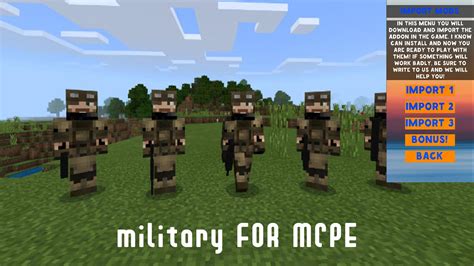 Military Mod For Minecraft Pe Apk Do Pobrania Na Androida