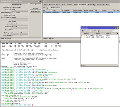 Mikrotik Ikev Client Documentation