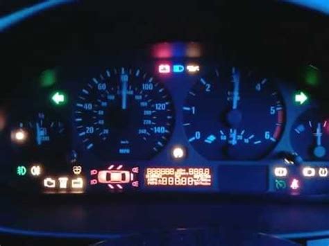 BMW Series E Instrument Cluster Test YouTube