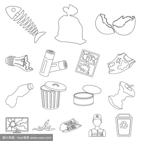 垃圾堆的简笔画怎么画（12张） 简笔画图片大全