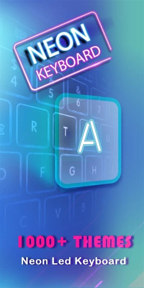 Android 용 Neon Led Keyboard Rgb Lighting Emojis Font Apk 다운로드