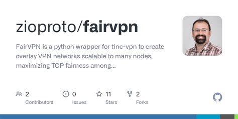 Github Zioprotofairvpn Fairvpn Is A Python Wrapper For Tinc Vpn To Create Overlay Vpn