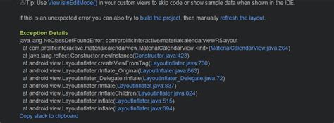 Unable To Instantiate Class · Issue 931 · Prolificinteractivematerial