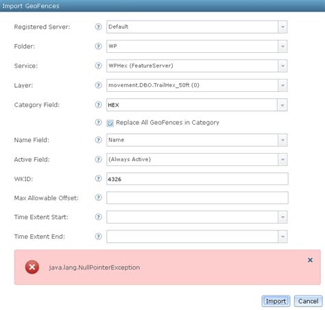 GeoEvent Failure To Import Or Synchronize GeoFenc Esri Community