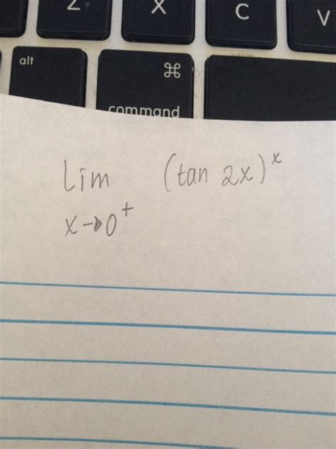 Solved Lim X Tends To 0 Tan 2xx Using Lhospital Rule