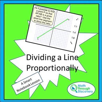 Geometry Dividing A Line Segment Proportionally Geometry Book Segmentation Geometry Lessons