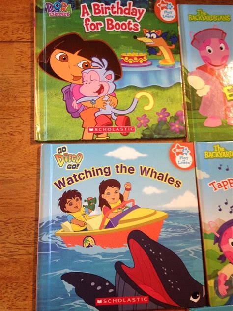 Nick Jr Book Lot Dora The Explorer Diego Backyardigans Blues Clues