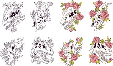 Dino Bones Tattoos
