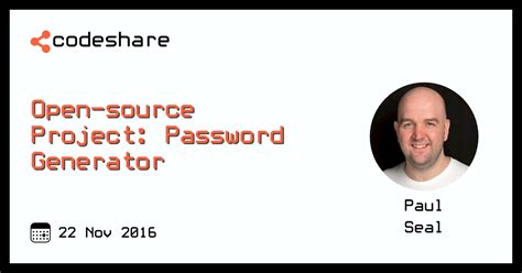 Open Source Project Password Generator Uk Net Web Developer Blog By Paul Seal