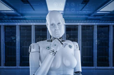 Automation Server Room Stock Illustration Illustration Of Industry