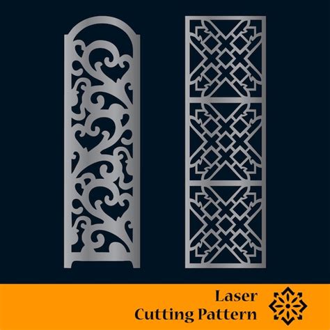 장식용 레이저 커팅 및 Cnc 패널 프리미엄 벡터